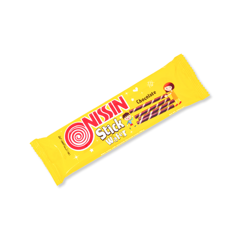Nissin Stick Wafer Chocolate 220G, 56% OFF