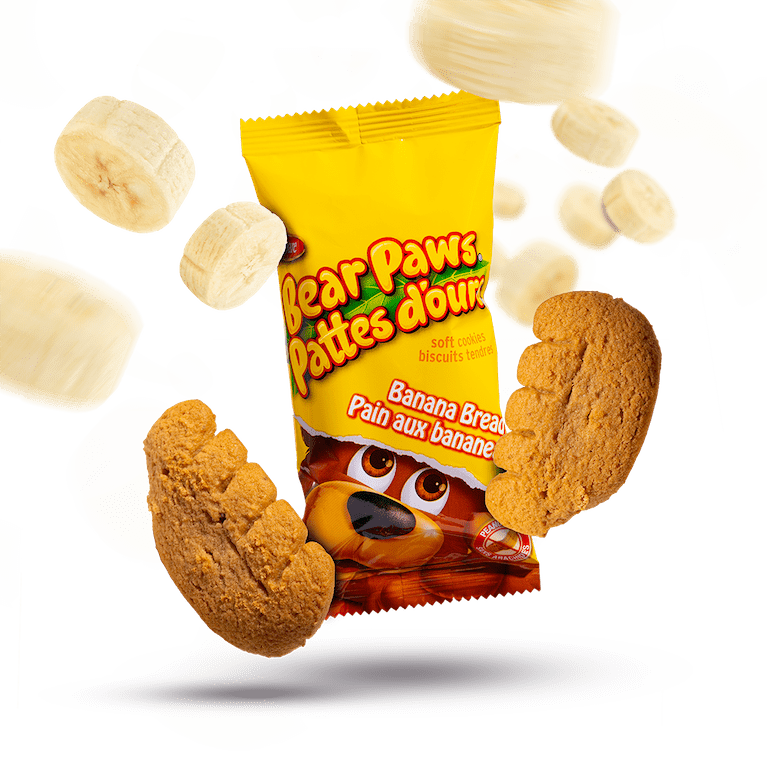 Bear Paws Banana Bread 5 Pack CandyBar By SnackCrate